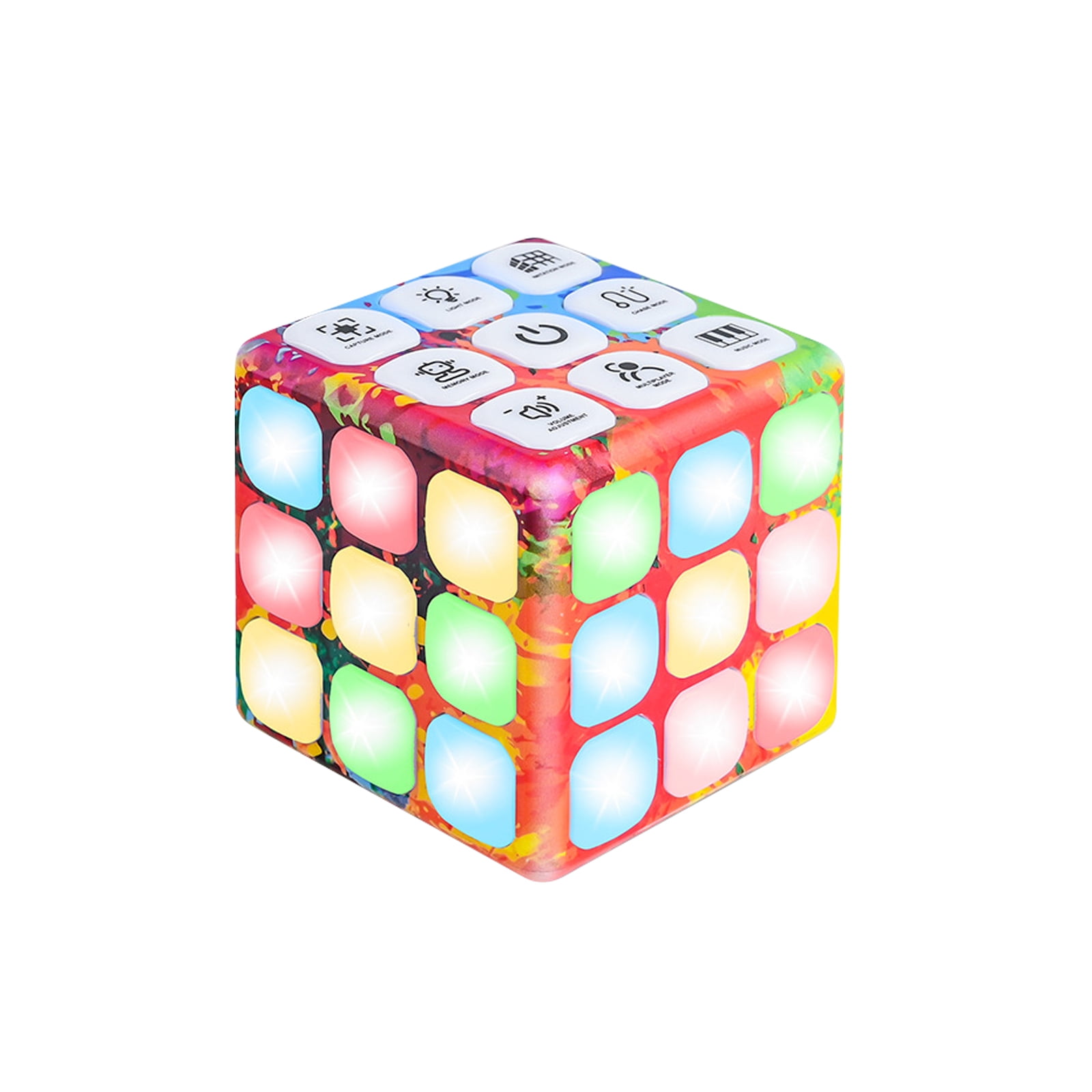 LED Flashing Cubes Memory Game Electronic Handheld Game, 5 Brain Memory ...