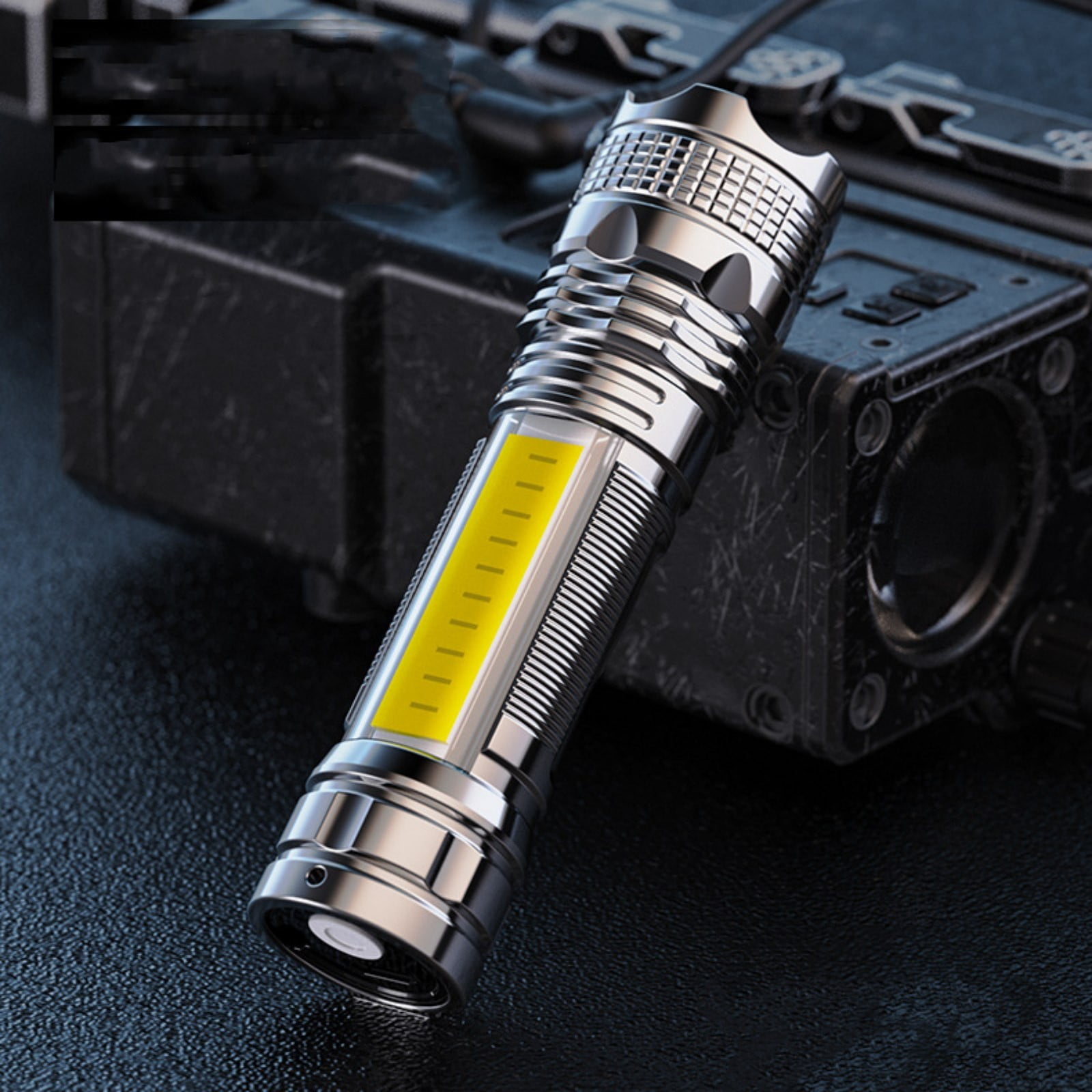 LED Flashlight,100000 Lumens Super Bright Flashlight, Zoomable ...