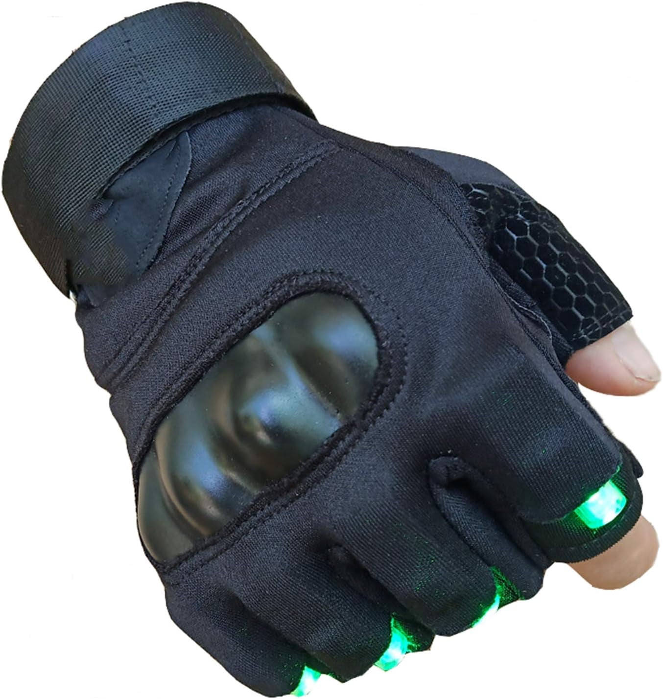 LED Flashlight Gloves, LED Outdoor Riding Gloves, Light Gloves Tool ...