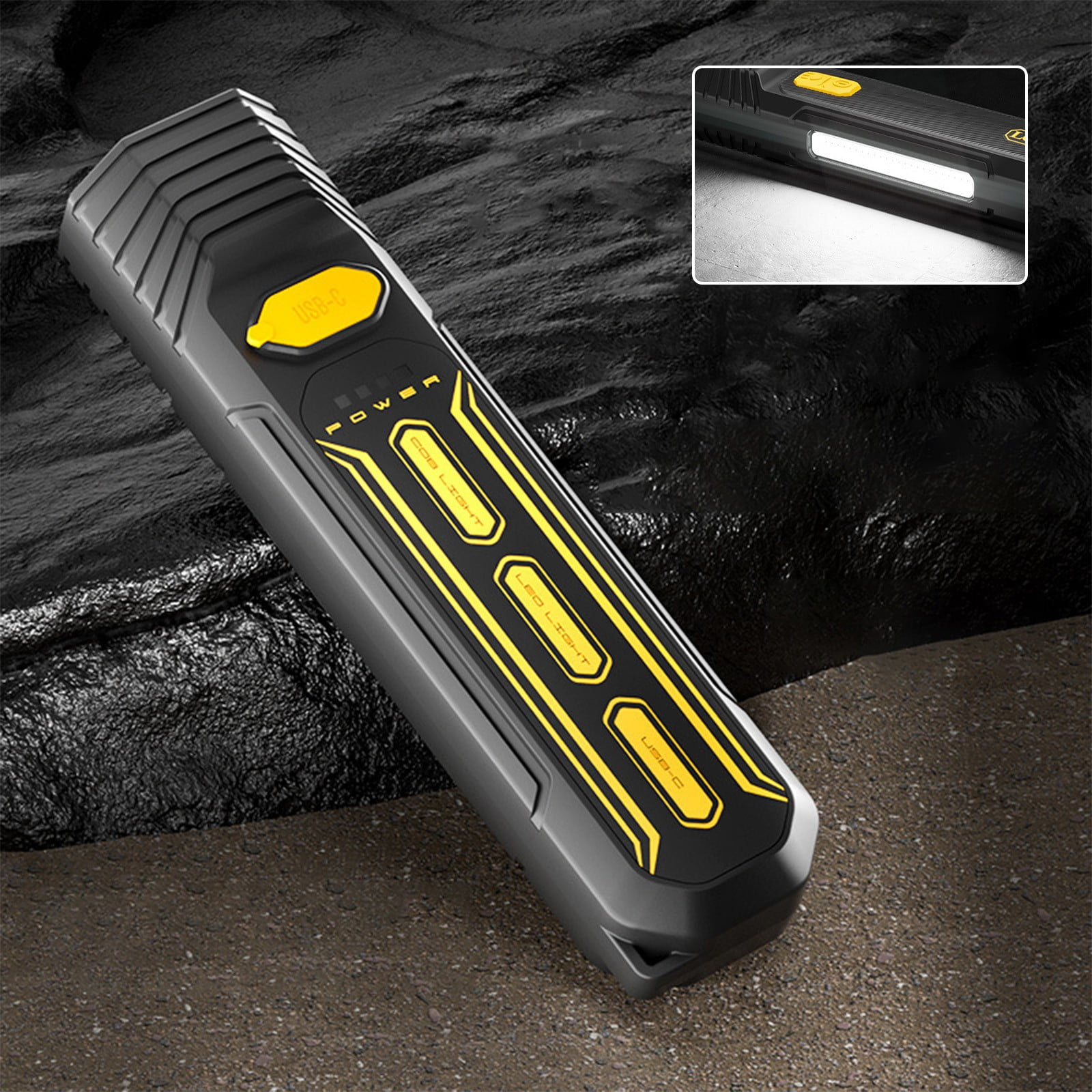 LED Flashlight Outdoor Rechargeable Portable Torch | USB Charging ...