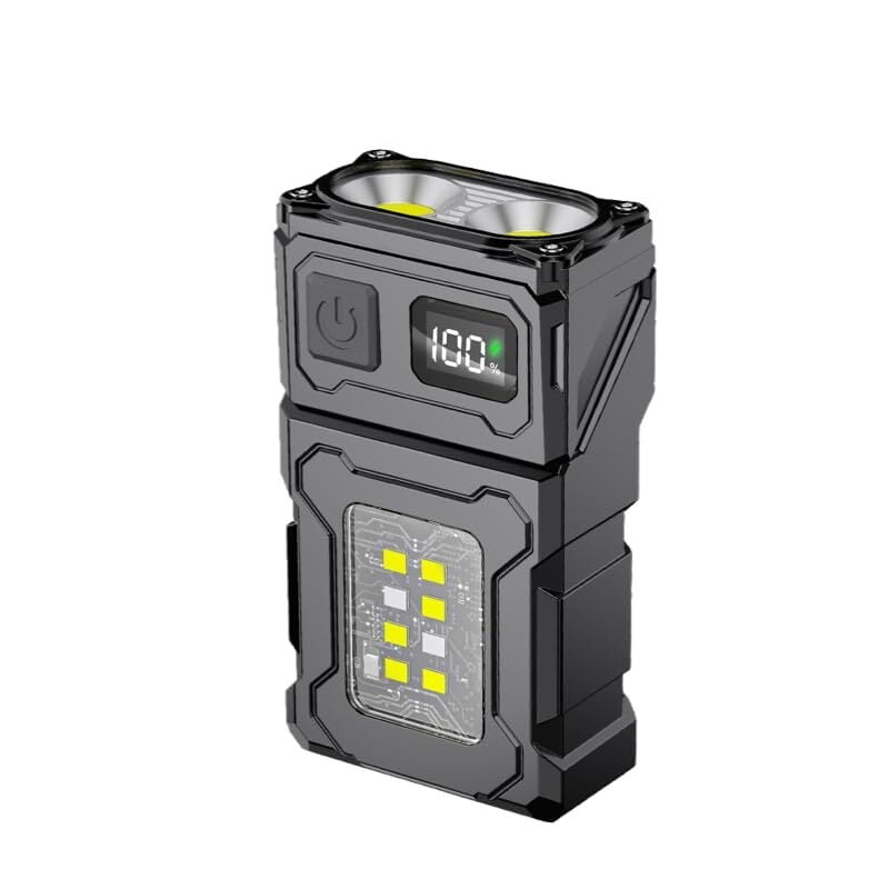 LED Flashlight Rechargeable, 800 Lumens Mini Work Lihgt, Small EDC ...