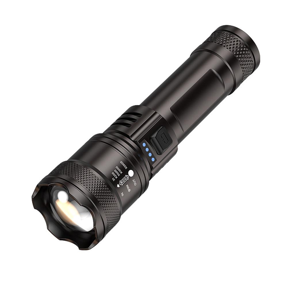LED Flashlight Tactical Light Super Bright Torch USB N EW Rechargeable ...