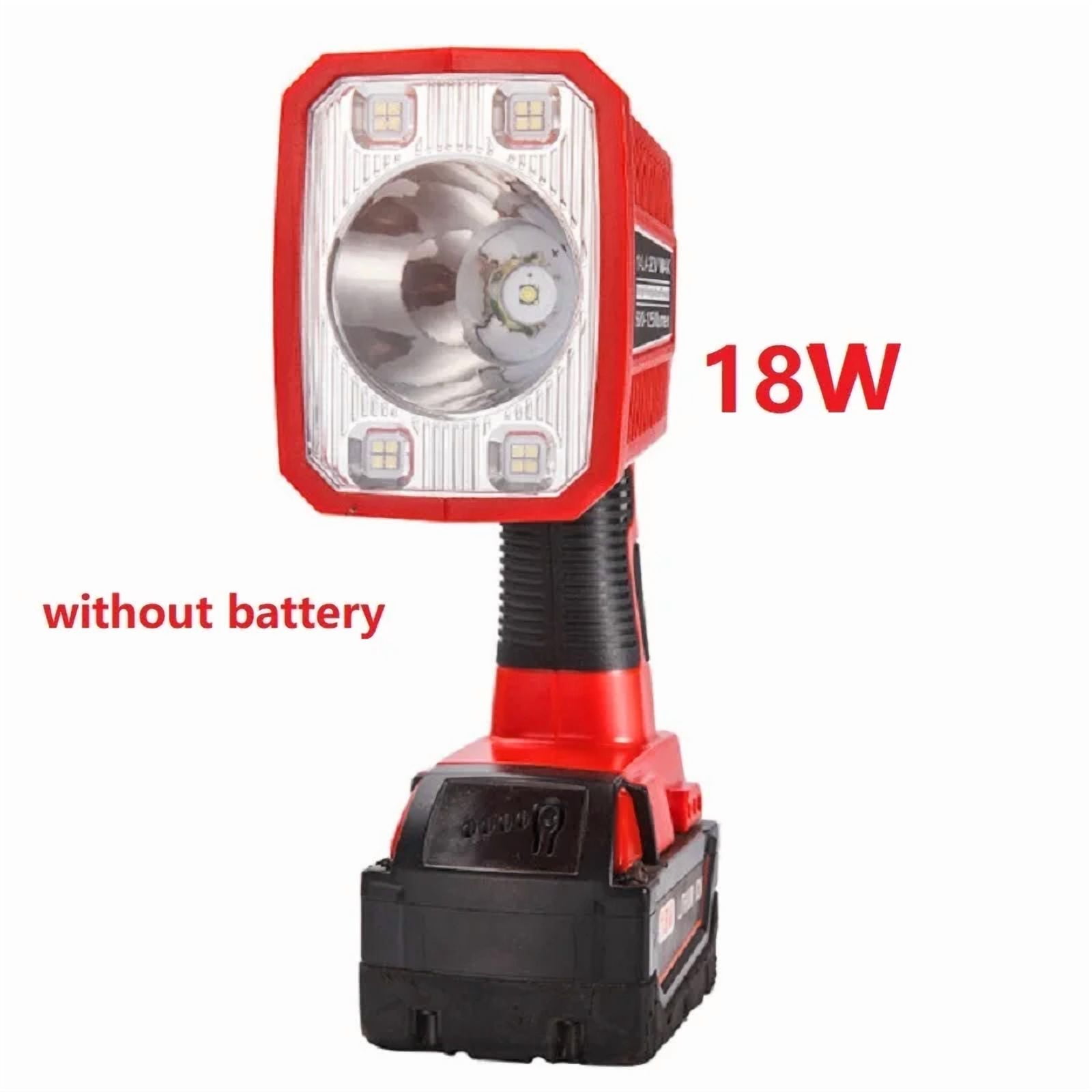 LED Flashlight for Mil*wau*kee-m18 18V Lithium Battery,18W-M18 Work ...