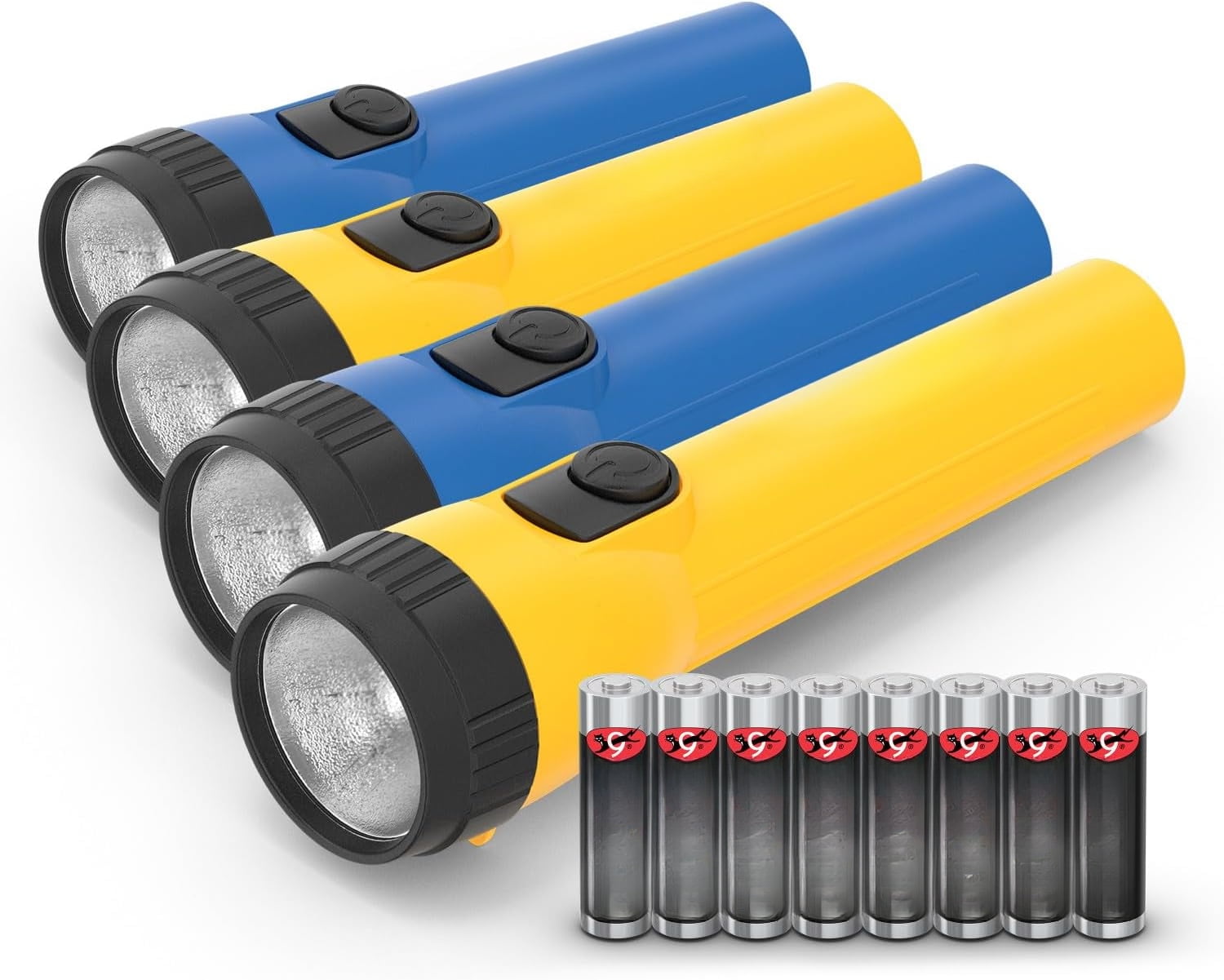 LED Flashlights (4-Pack), Bright Flashlights for Emergencies and ...