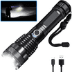 NEBO Luxtreme MZ60 Blueline Rechargeable, Powerful 500 Lumen Half-Mile ...
