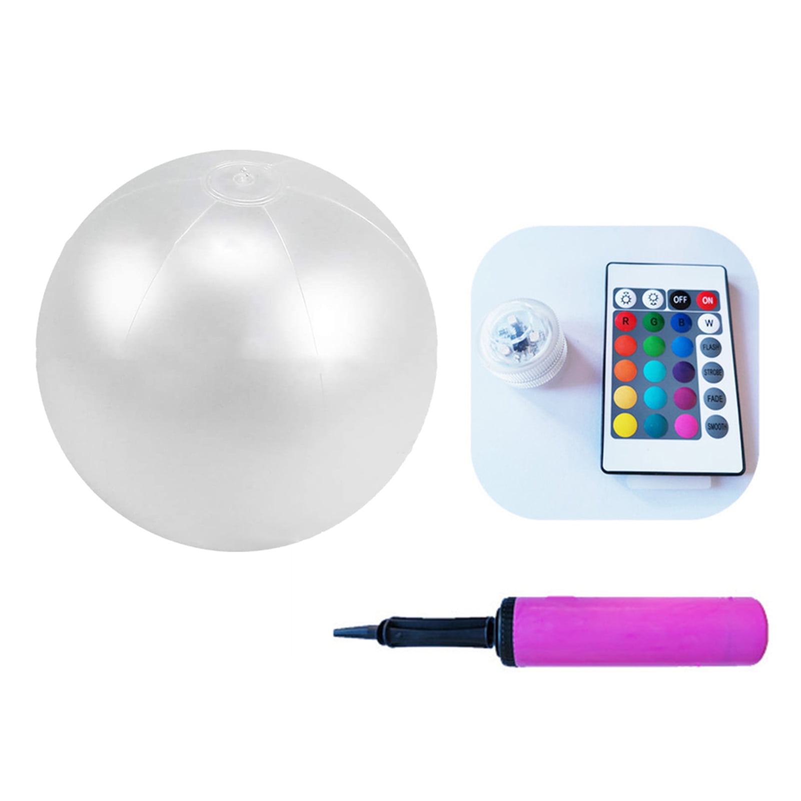 LED Floating Ball Light - Waterproof, Inflatable, Remote Control, Party ...