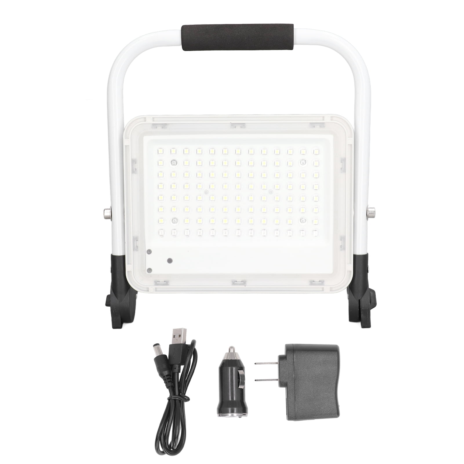 LED Flood Light 100W 9000LM 120 Degree Foldable Portable Rechargeable ...