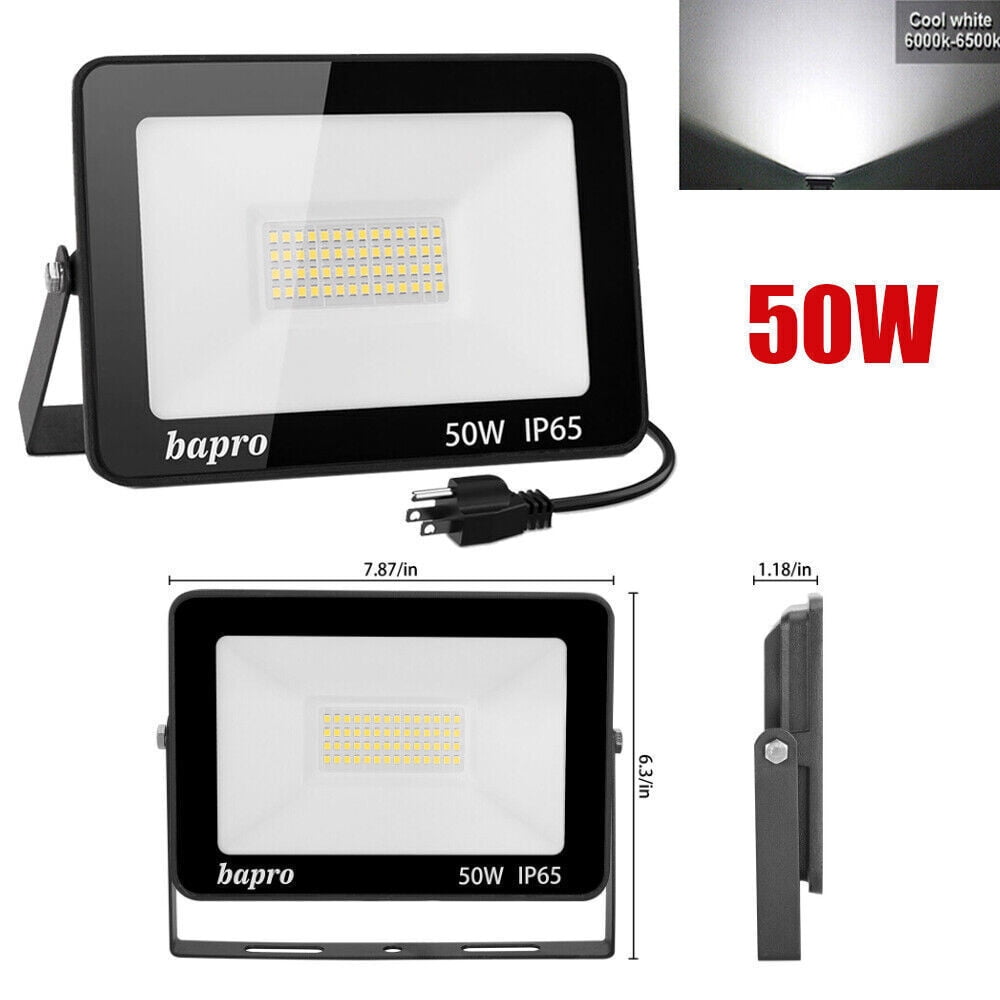 LED Flood Light 500W 300W 200W 100W 50W 30W 10W Outdoor Garden Lamp Spotlight - Walmart.com