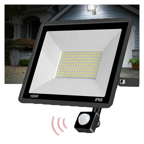 LED Flood Light PIR Motion Sensor Wall Lamp Waterproof Spotlights 30W ...