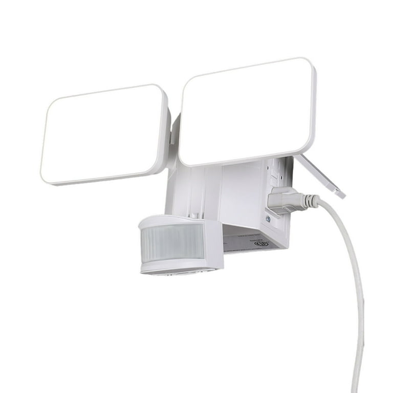 Flood Light With Electrical Outlet