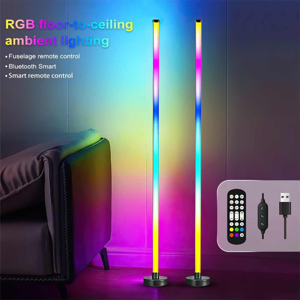 LED Floor Lamp -DFITO Smart RGB LED Corner Lamp Compatible , Smart ...