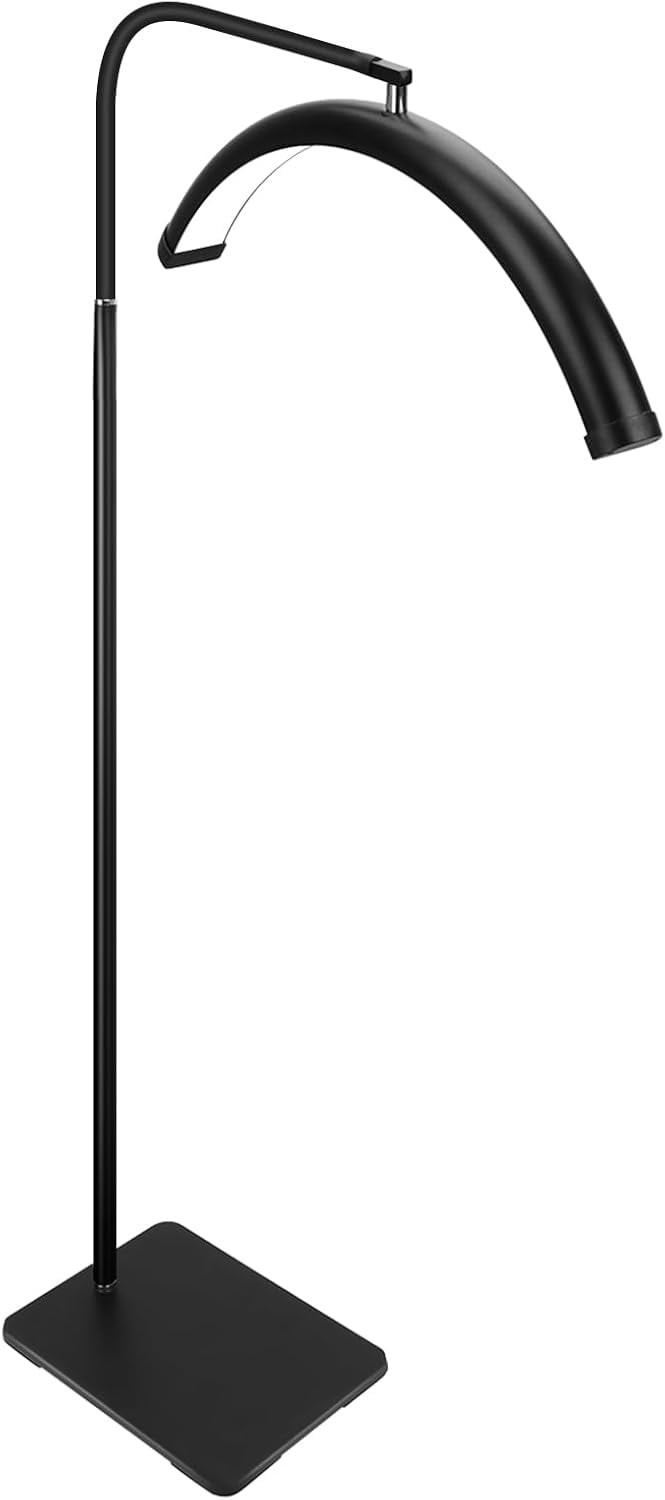 LED Floor Lamp - Half Moon Lash Light for for Eyelash Extensions, Nail ...