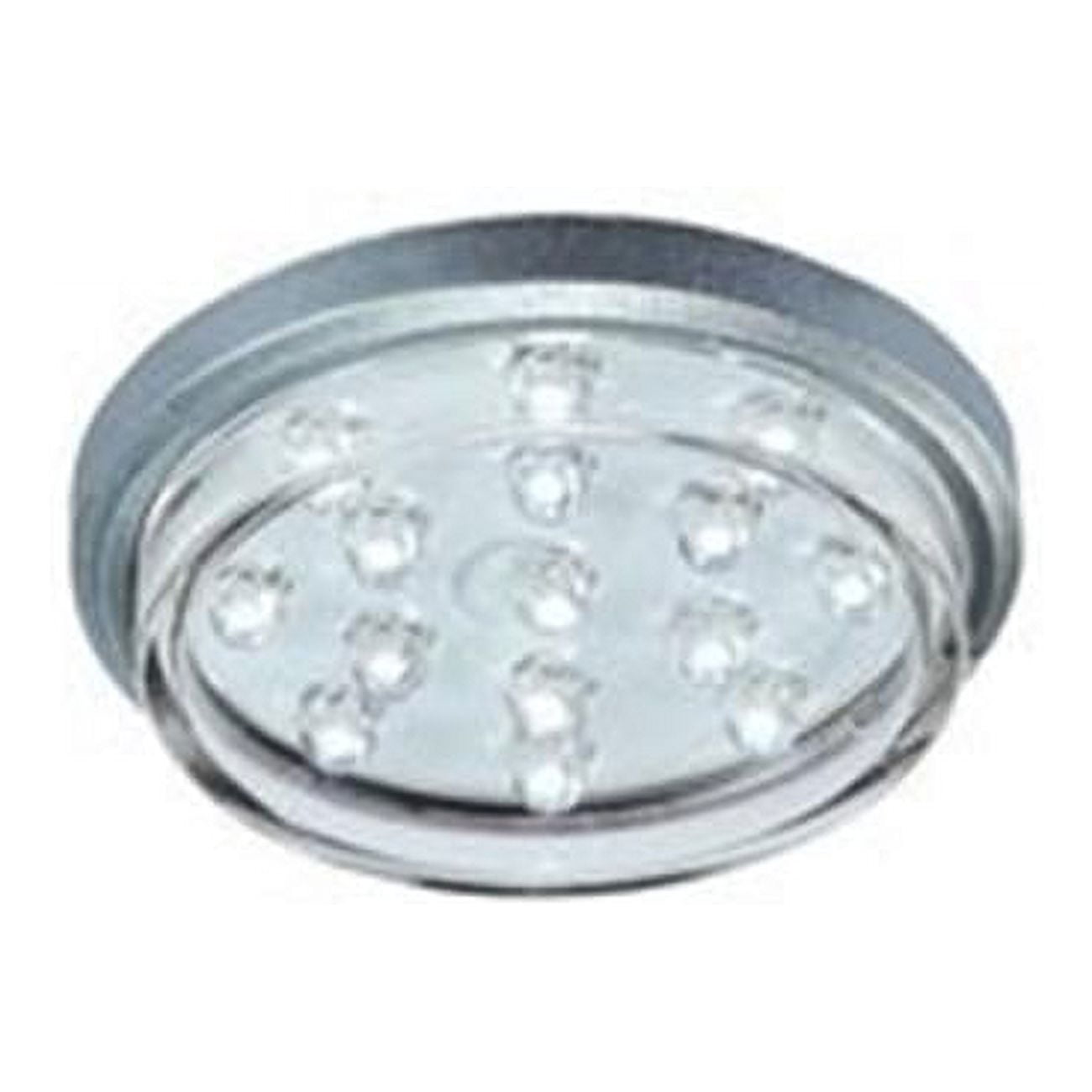 LED Flush Mount, Matte Silver Finish with Clear Glass - Walmart.com