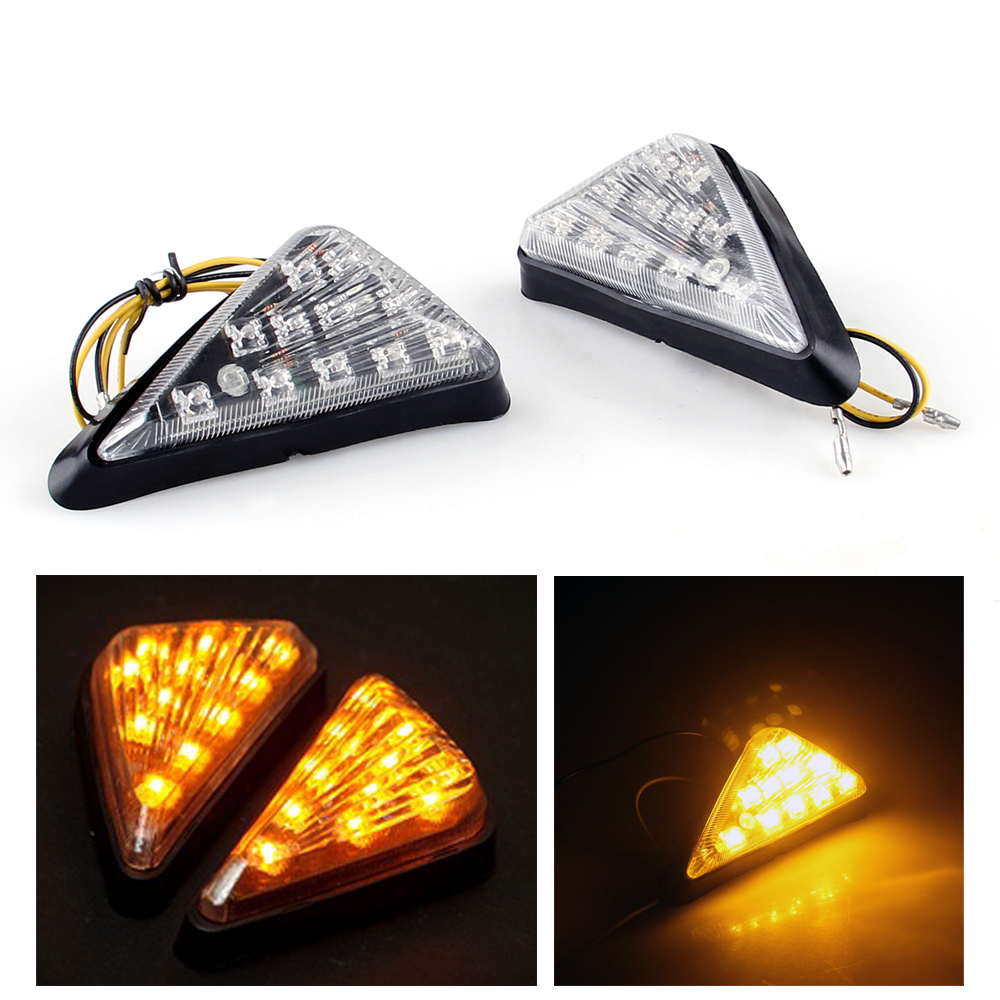 LED Flush Mount Turn Signal For Honda CBR 600/F4i/929/1000 RR Yamaha R6 ...