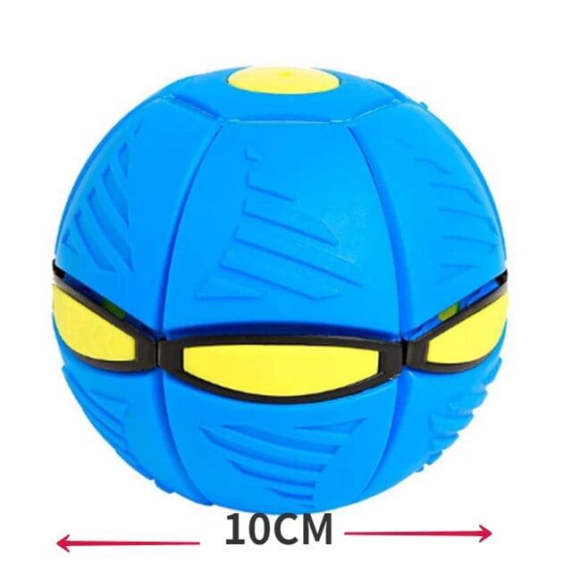 LED Flying UFO Flat Throw Disc Ball With LED Light Toy Kid Outdoor ...