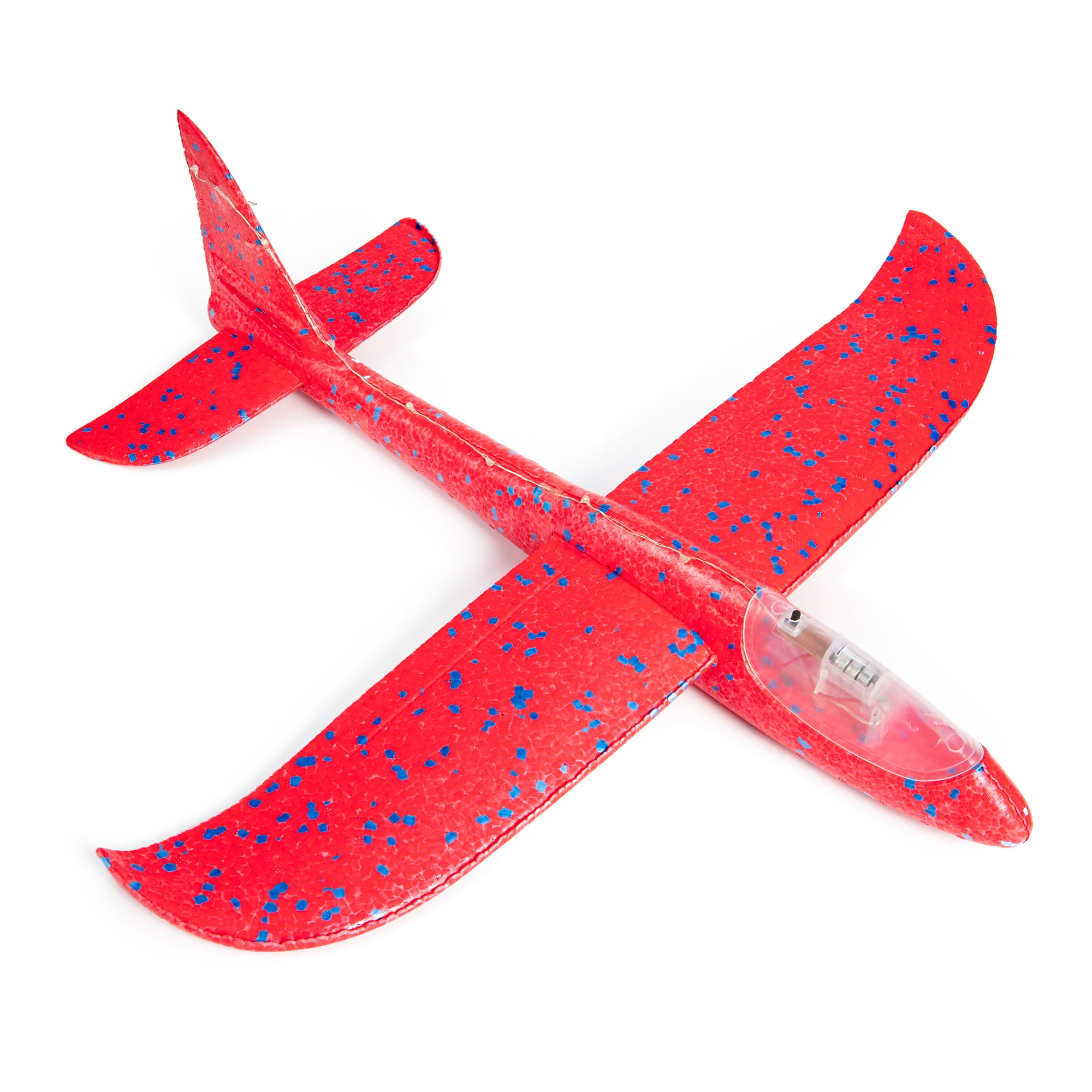 LED Foam Glider Plane for kids Airplane Toys, Large Throwing Foam Plane ...
