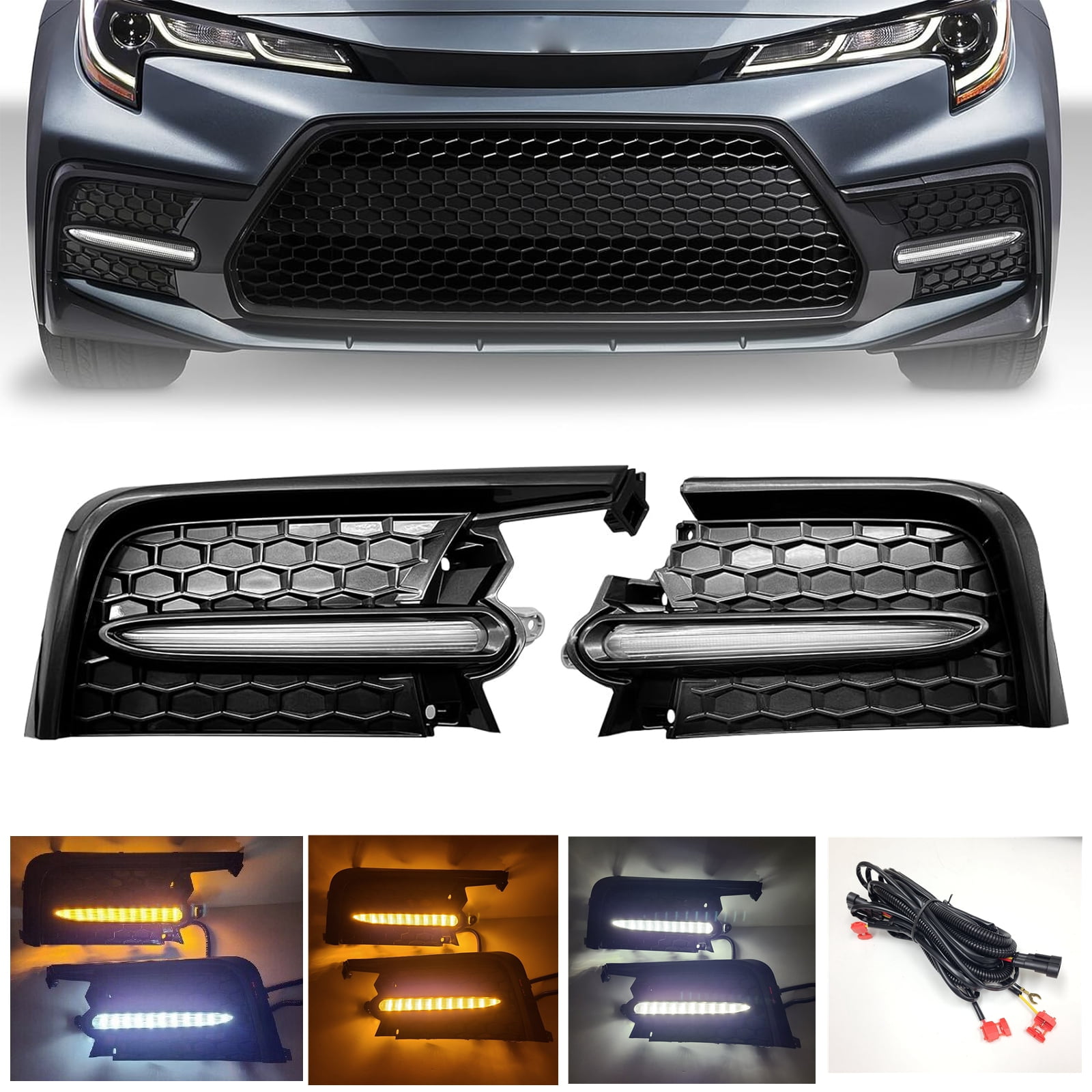 LED Fog Accent Lights Kit For Toyota Corolla SE XSE 2020 2021 2022 with ...