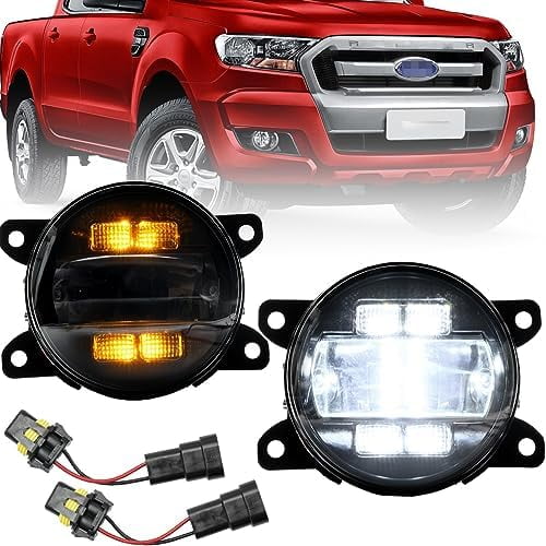 LED Fog DRL Daytime Running Lights for F'ord Ranger 2019-2023 2005-2007 ...
