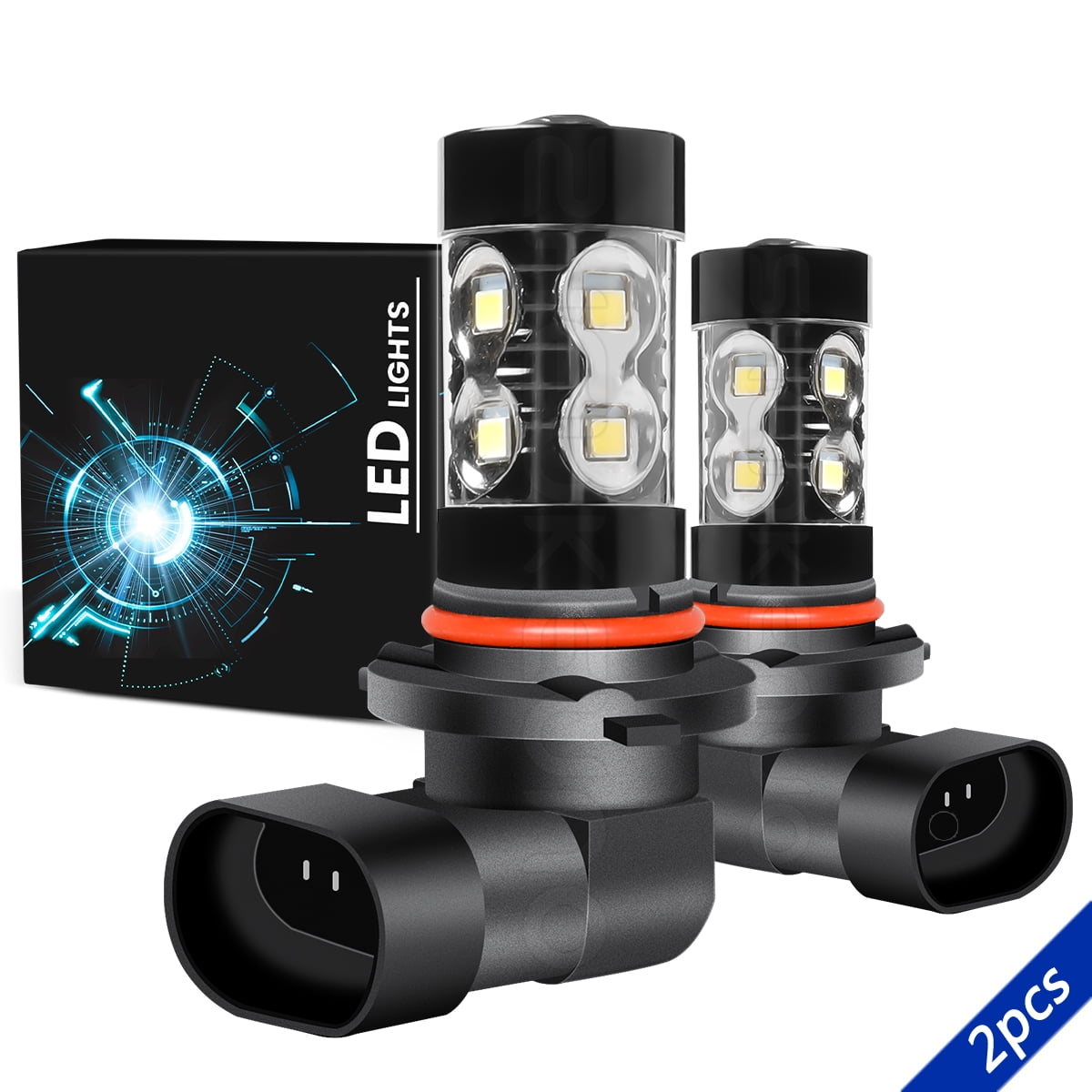 LED Fog/Driving Light Bulbs White for 2017-2022 Ford F-250/F-350/F-450 ...