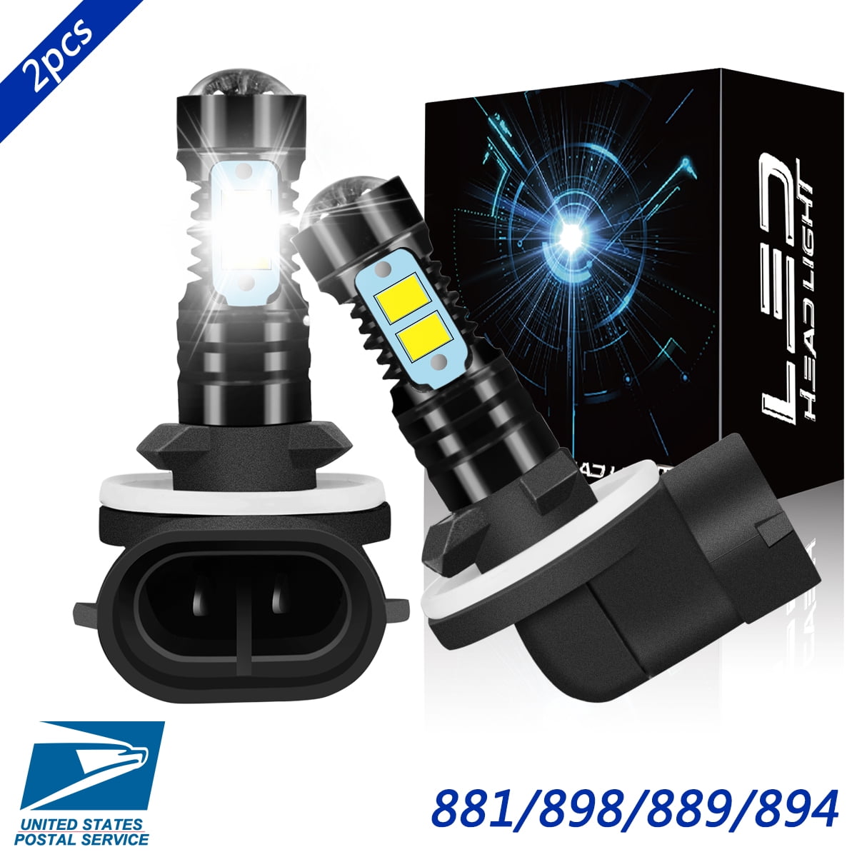 LED Fog Light Bulb White for 2010 2011 2012 Hyundai Genesis Coupe ...