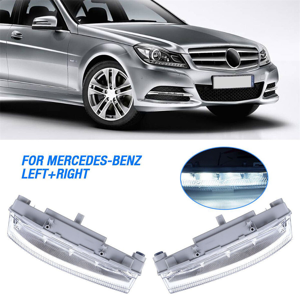 LED Fog Lights Daytime Running Lamp A2049069000 For Mercedes-Benz C/E ...