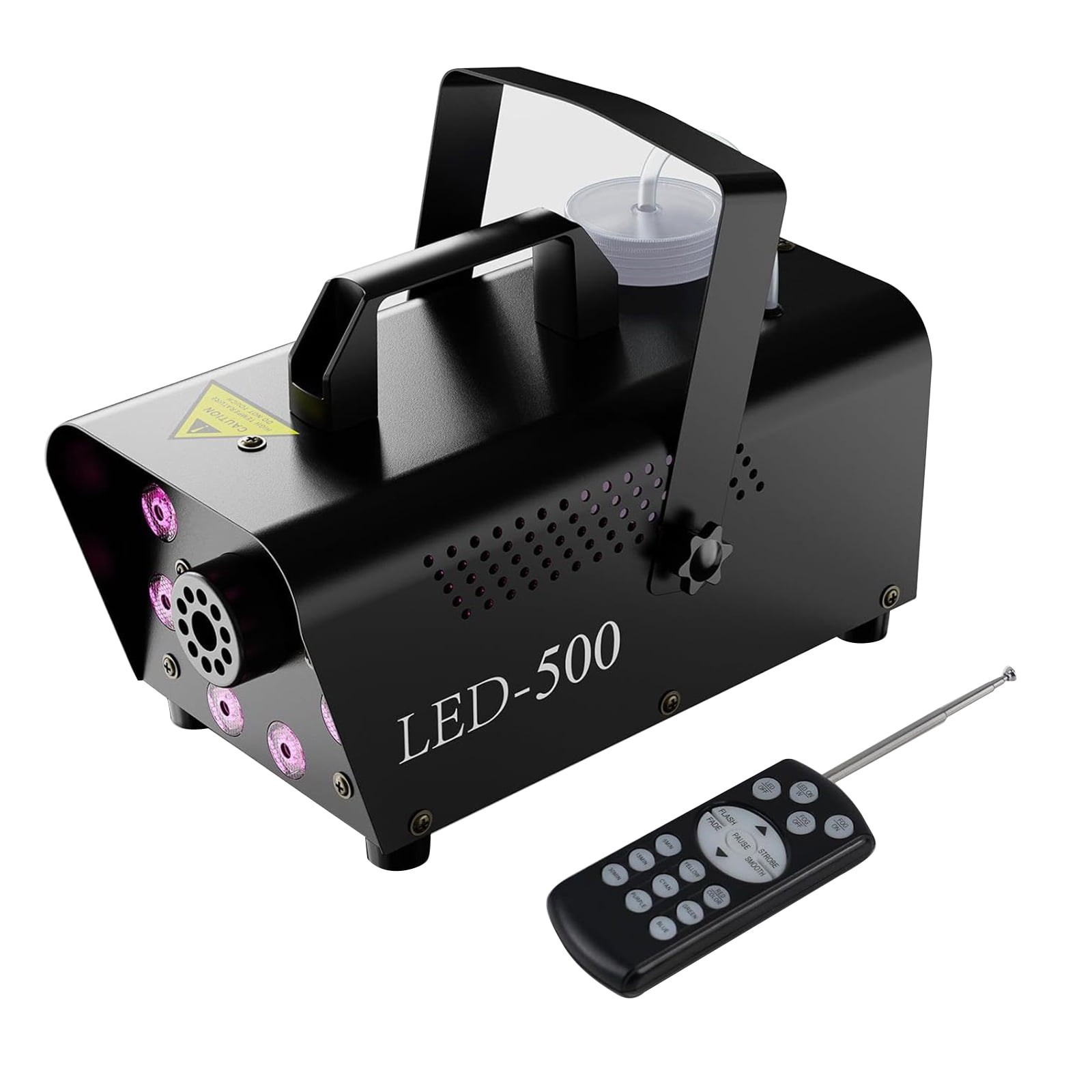 LED Fog Machine 500W 3 Colors & Strobe Effect Party Wedding Holiday ...