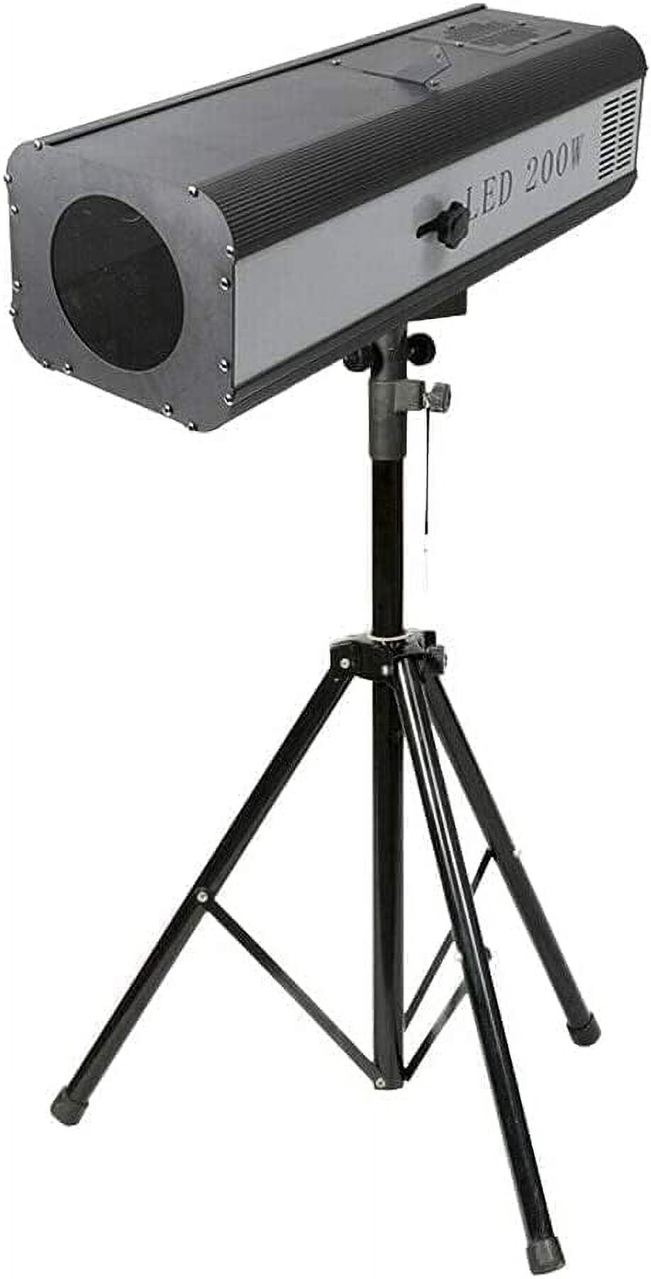 LED Follow Spotlight 47-59in Adjustable Tripod Stand 200W Stage Follow ...