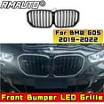 LED Front Grill For BMW X5 G05 2019-2022 Car Front Racing Grille Body ...