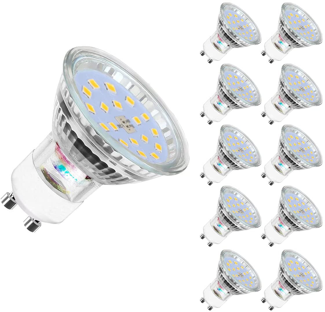 Led Gu10, 5W 60W Equivalent, 600Lm, Warm White 2700K, 120° Wide Beam ...