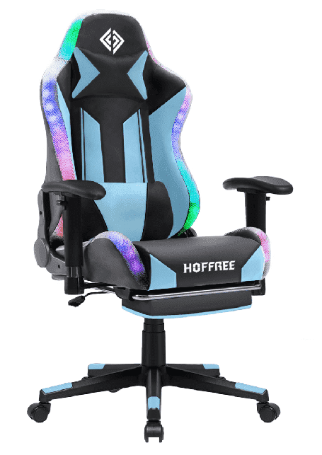 Hoffree LED Gaming Chair for Kids 8-14,Gaming Chairs for Teens with ...