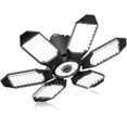 LED Garage Ceiling Light -10000Lm Deformable Ultra Bright Screw in LED ...
