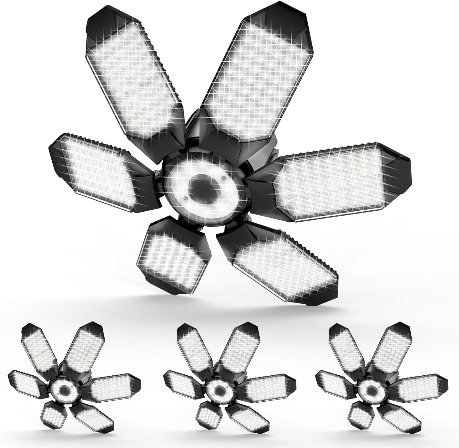 LED Garage Light - 160W Garage Light Bulb 64000LM 6500K Super Bright ...