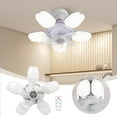 LED Garage Light With Fans Socket Fan Light Ceiling Fans With Lights ...