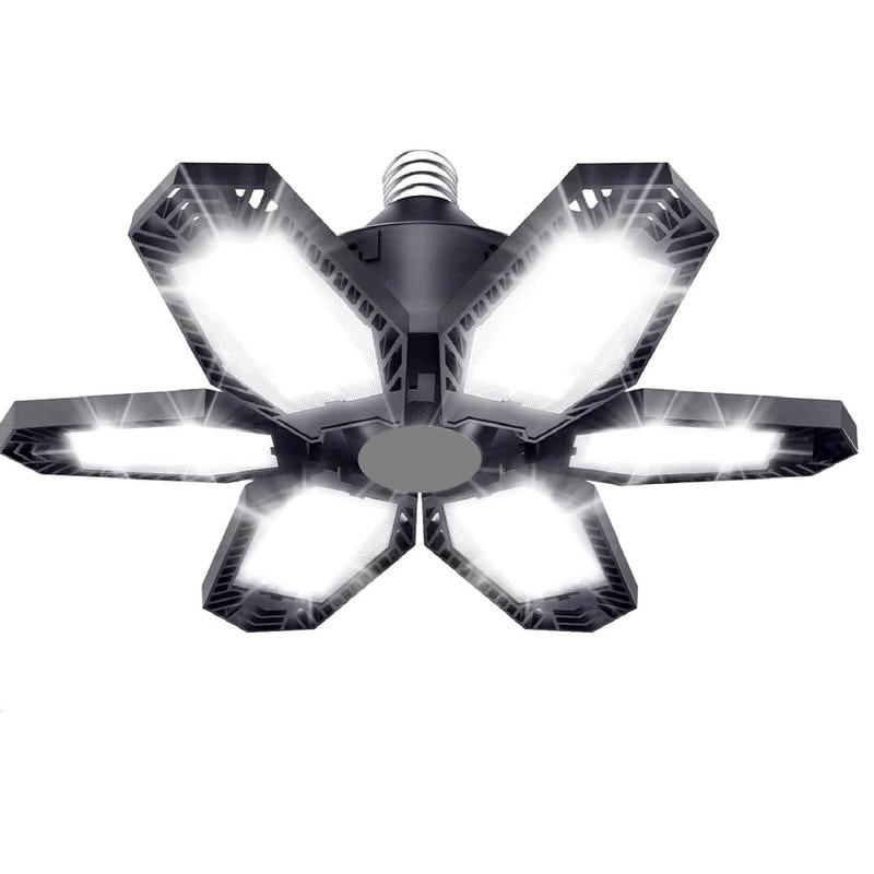 LED Garage Lights, 30000LM Deformable Best Garage Light Ceiling LED ...