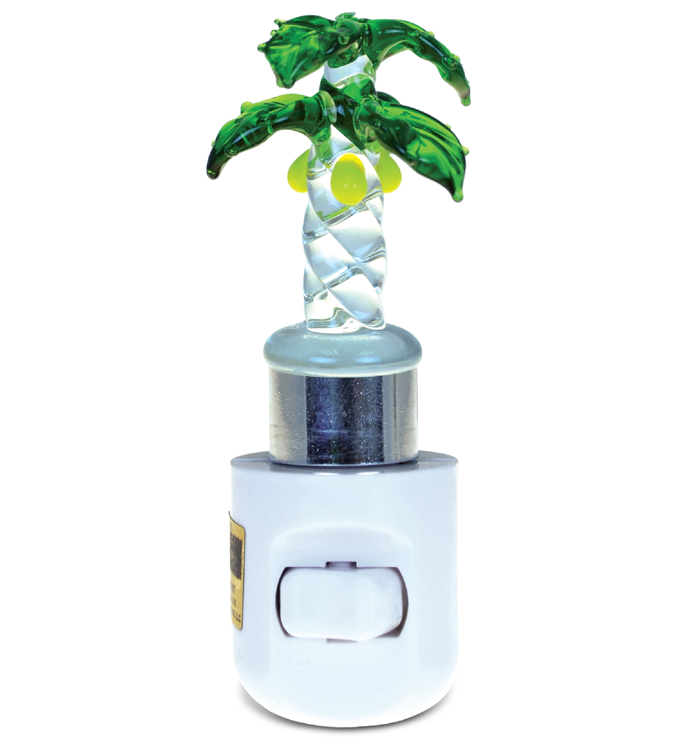 LED Glass Art Night Light Palm Tree - Walmart.com