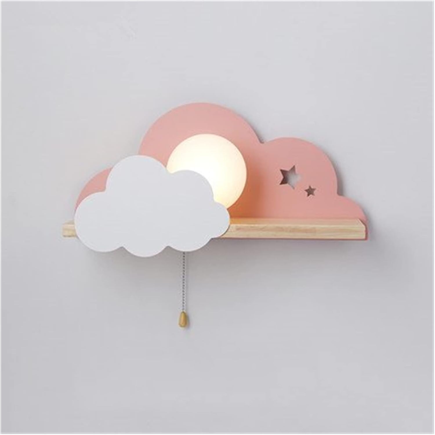 LED Glass Wall Lamps Beside Bedroom Light Fixtures Modern Children Room Cloud Wall Lamp Stairs ...