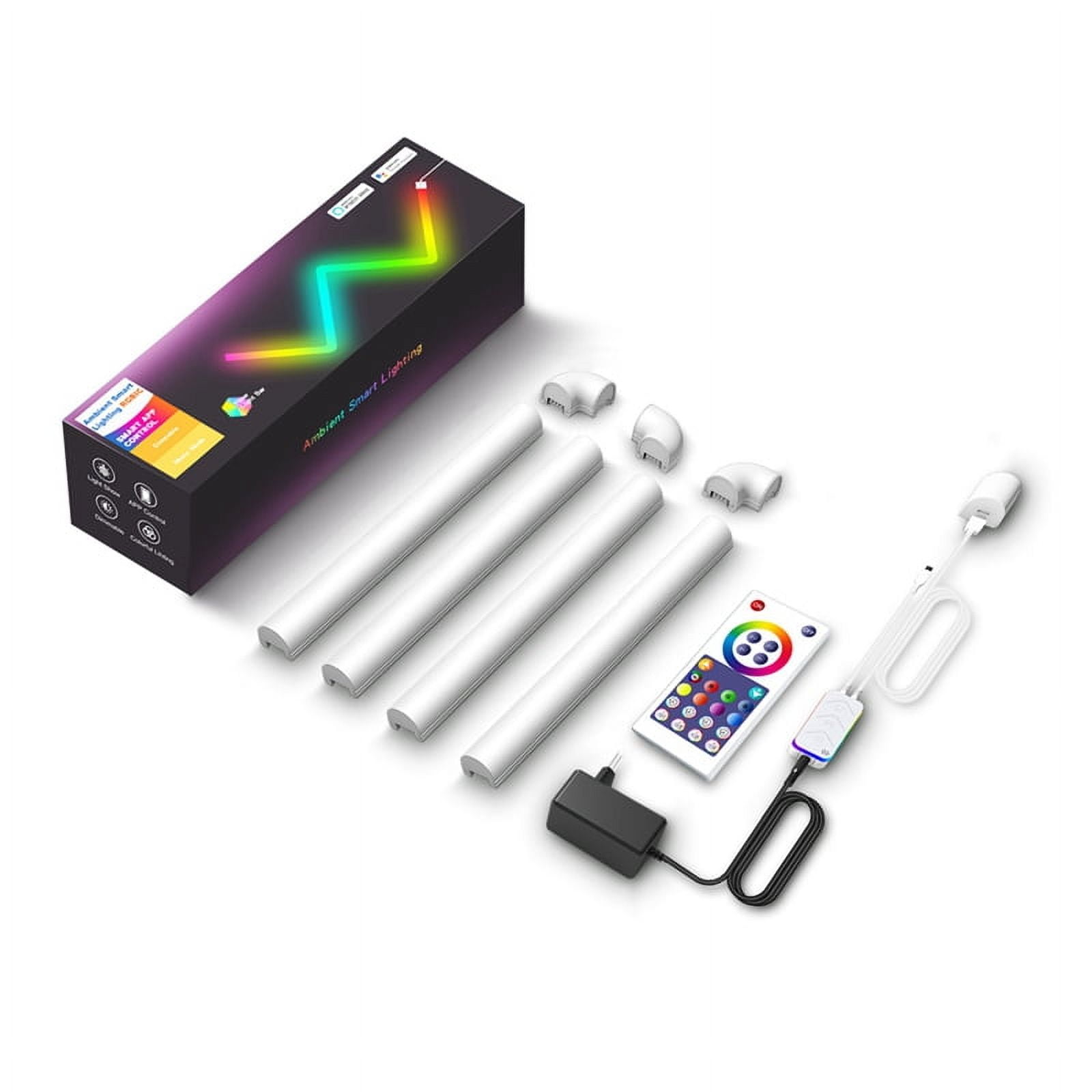 LED Glide Wall Light Bluetooth RGB LED Light Splicing LED Strip Light ...