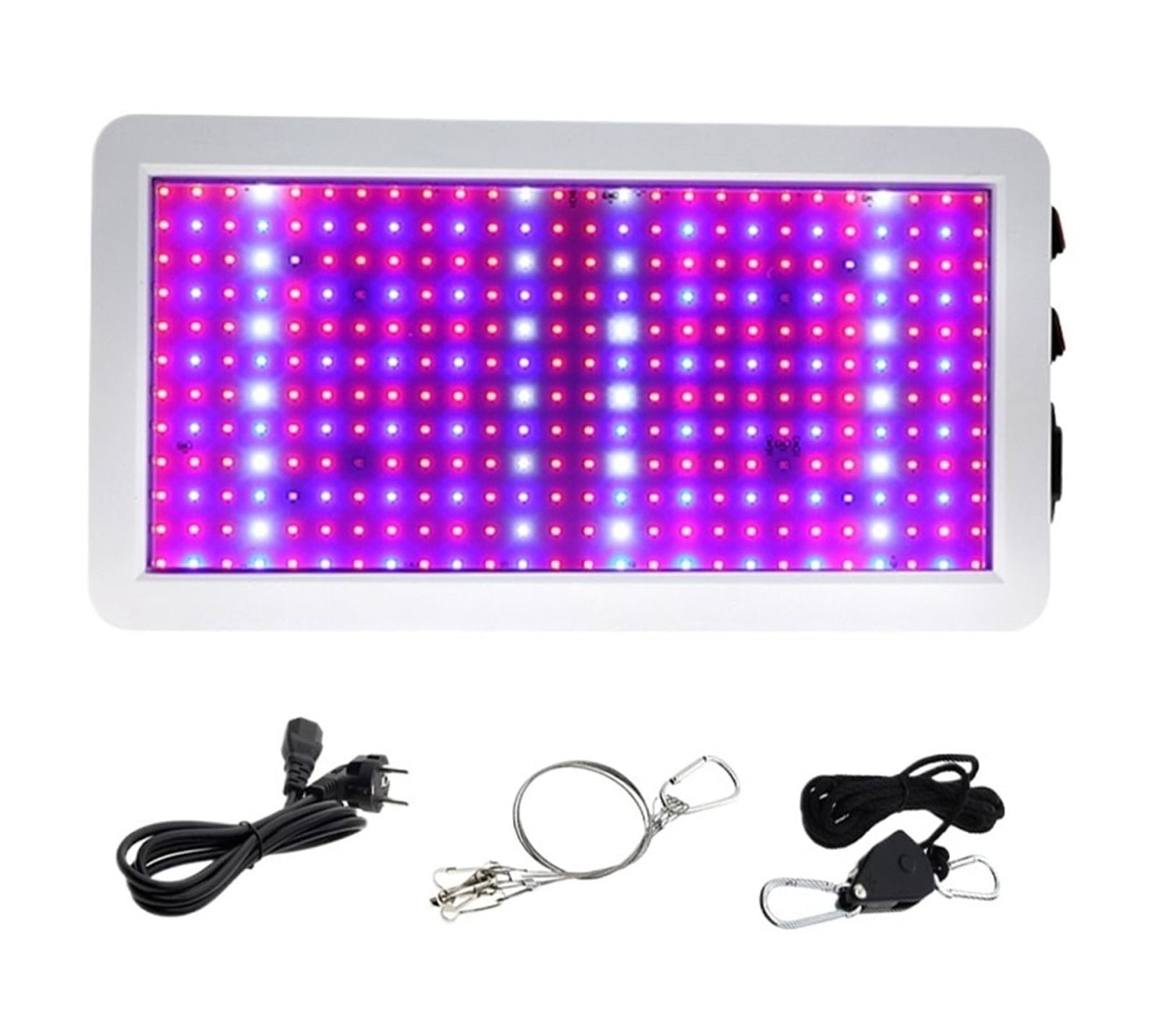 LED Grow Light 1000W Waterproof, Full Spectrum 2 Mode Switch Veg Bloom ...
