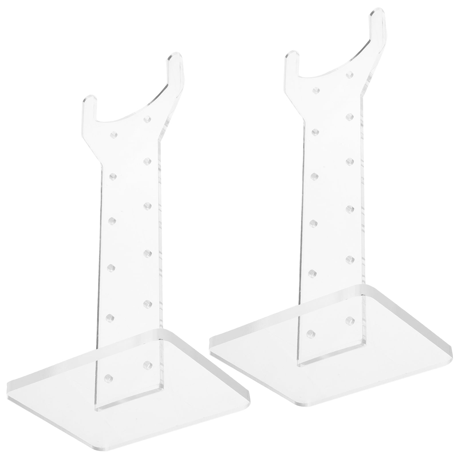 1 Pair Adjustable Acrylic Vertical Tripod Grow Light Bracket Stand for ...