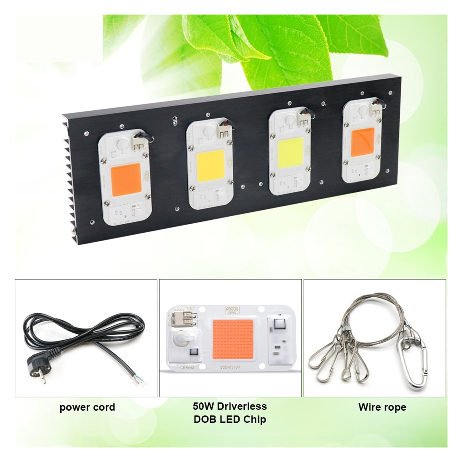 LED Grow Light Dimmable 2000W, DOB Full Spectrum Grow Hight PPFD ...