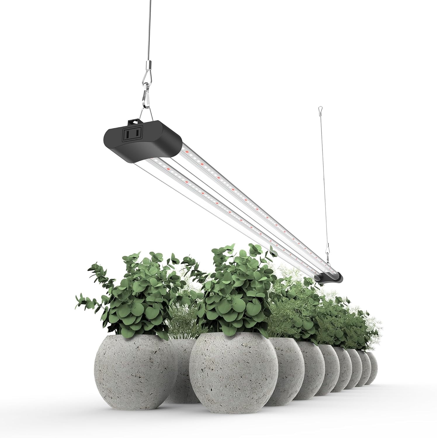 LED Grow Light Full Spectrum Light Linkable 5000K Daylight + 660nm Red ...