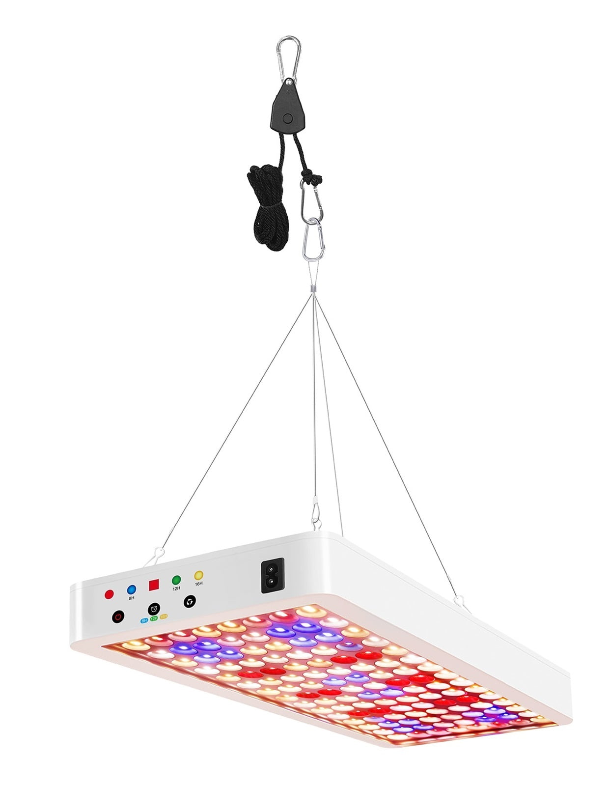 LED Grow Lights For Indoor Plants Full Spectrum Veg Bloom 3 Modes Timer ...