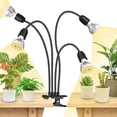 LED Grow Lights for Indoor Plants, 600W Full Spectrum Gooseneck Clamp ...