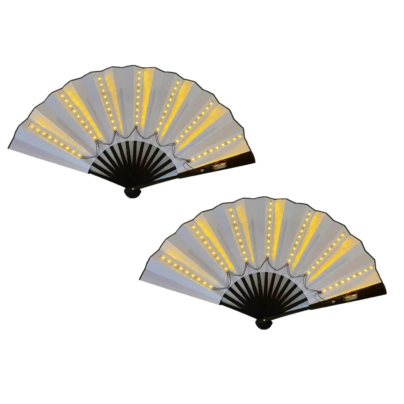 LED Hand Fan for Line Dancing, Boots on The Ground Popping Fan with ...