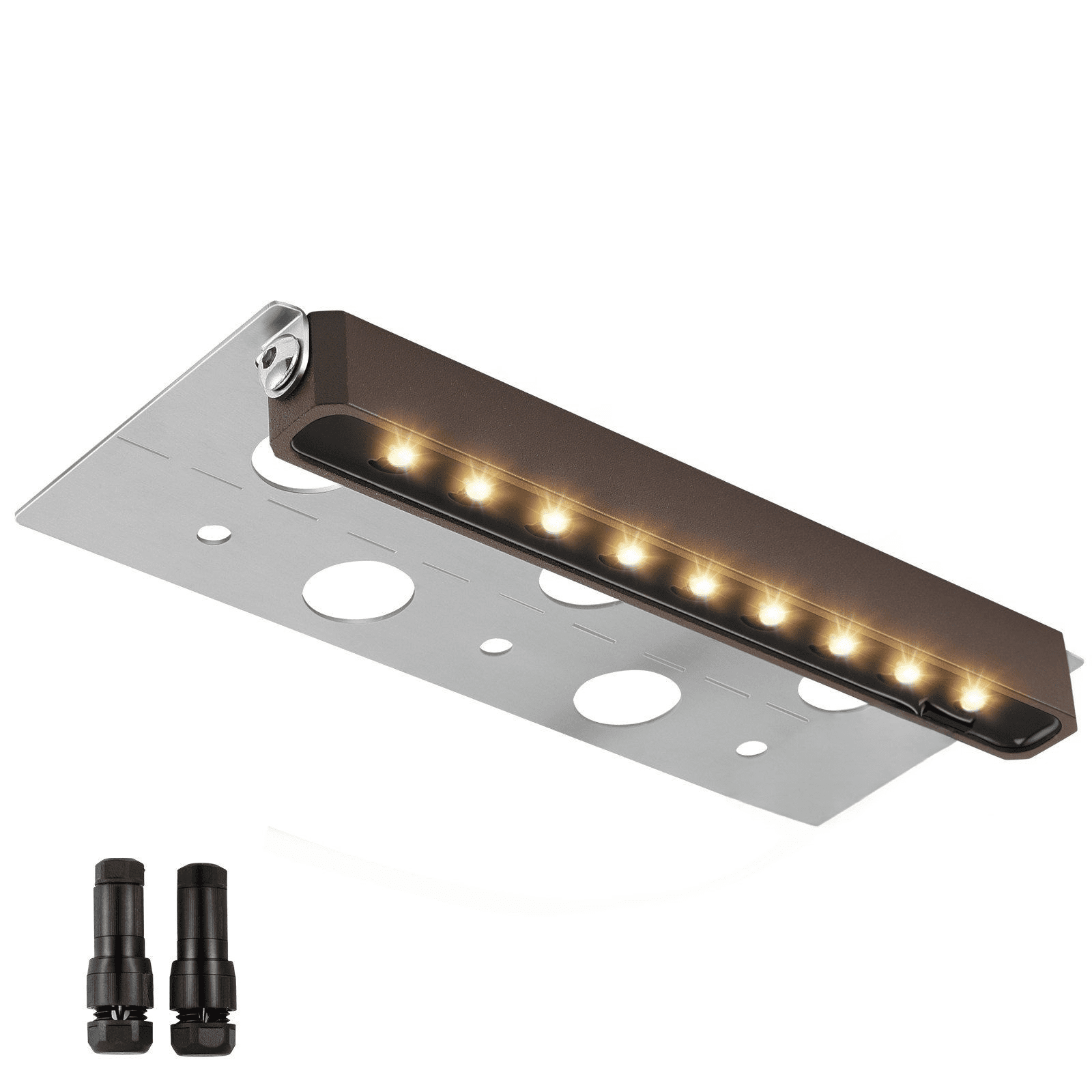 LED Hardscape Lights 6.8 Inch, 8 Pack Low Voltage Paver Lights 12V-24V ...