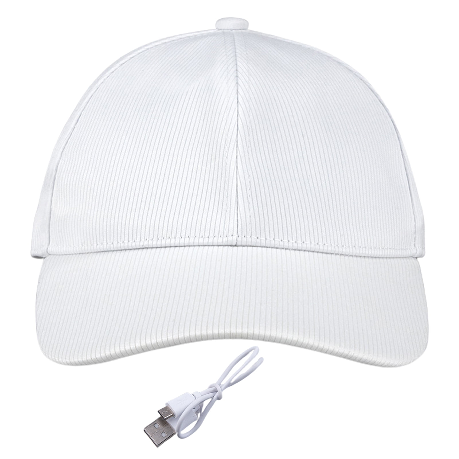 LED Hat Light Up Baseball Cap Flash Glow Hat USB Rechargeable Hip-Hop ...