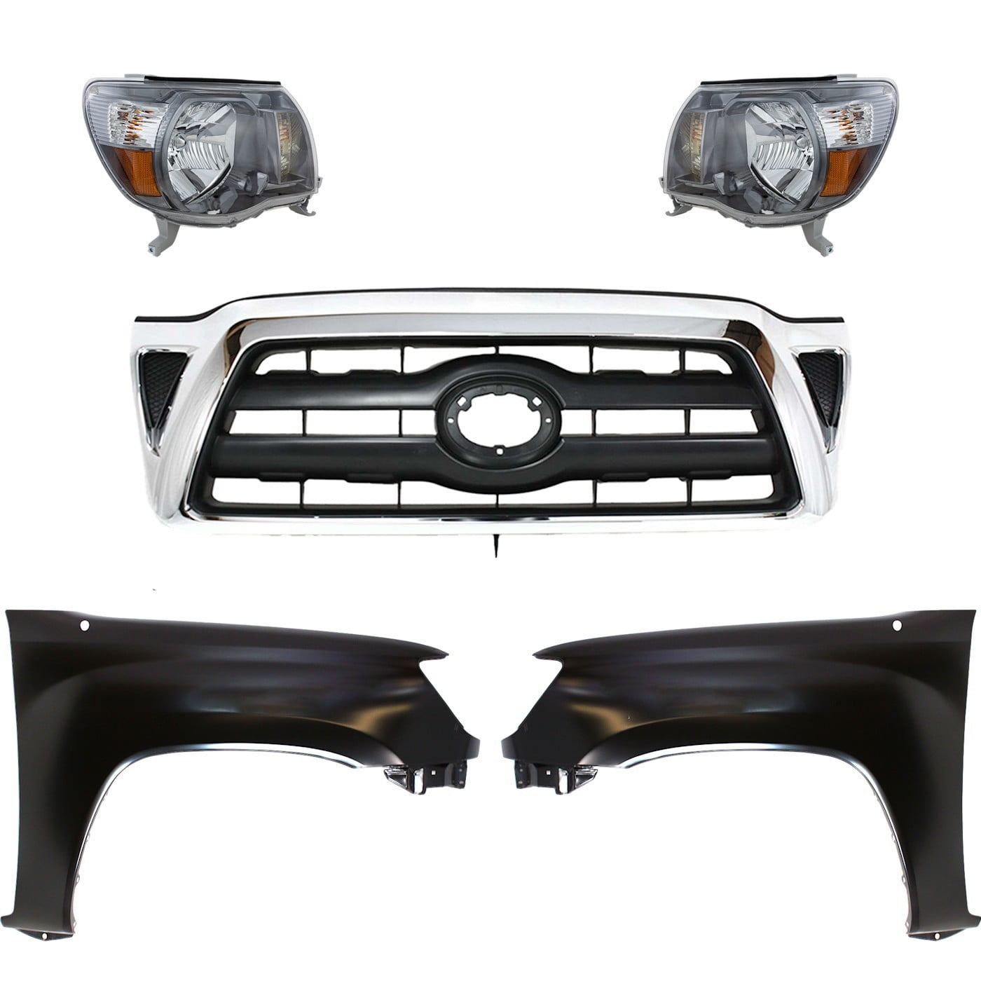LED Head Driving Headlamp Kit - for Universal Left Right Fitment ...
