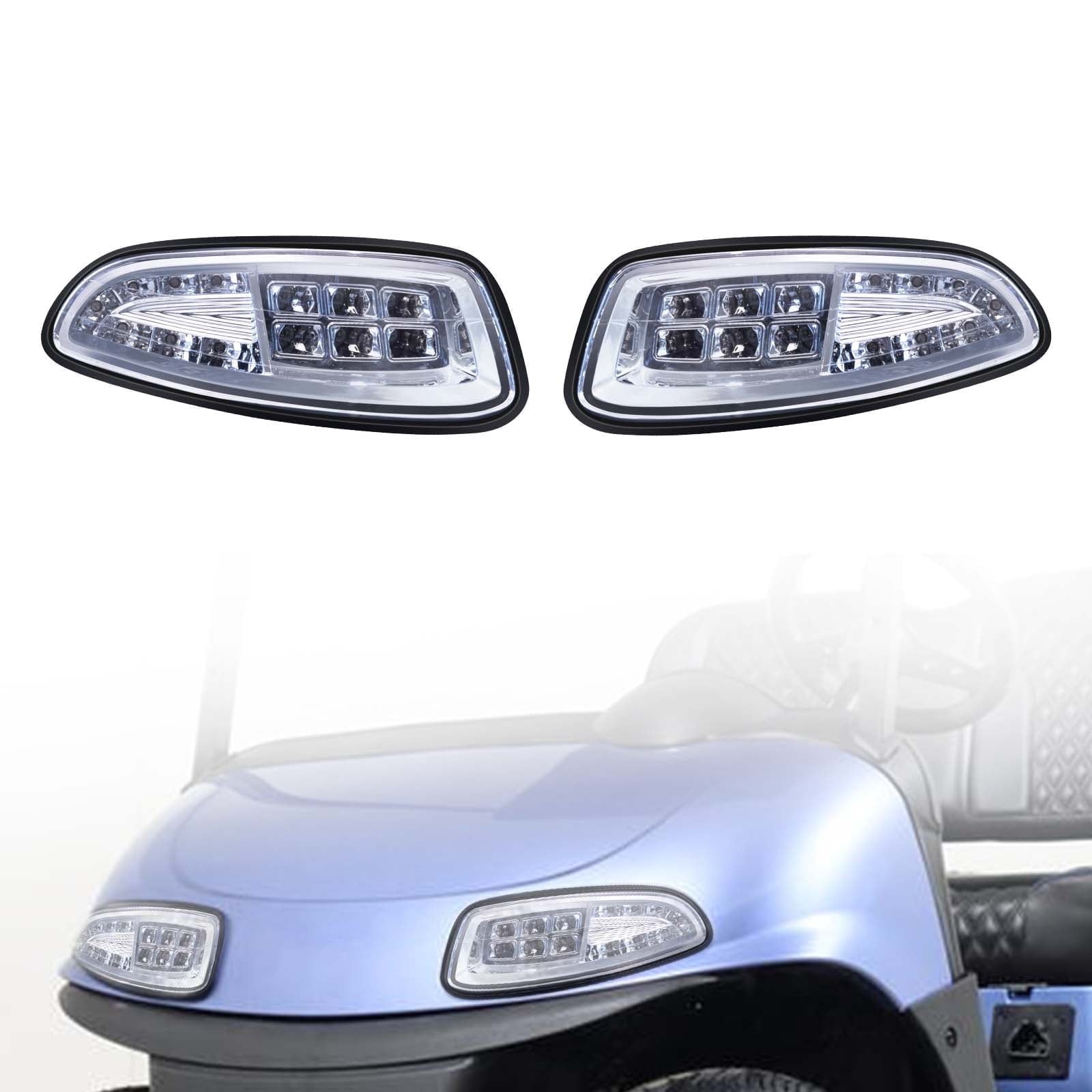 LED Head Light Kit for EZGO RXV 2008-UP Gas or Electric Golf Cart ...