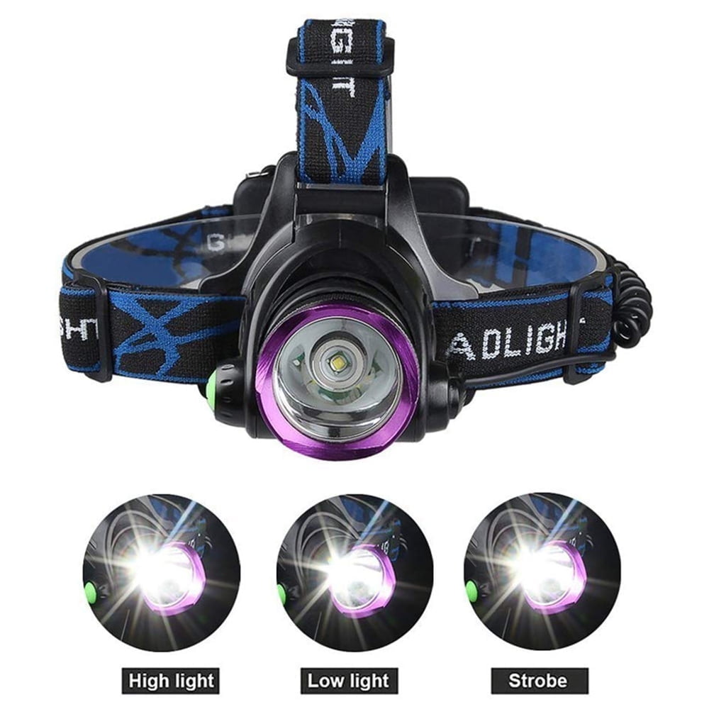 LED Headlamp Flashlight, 3 Modes Super Bright Headlamps with 2 ...