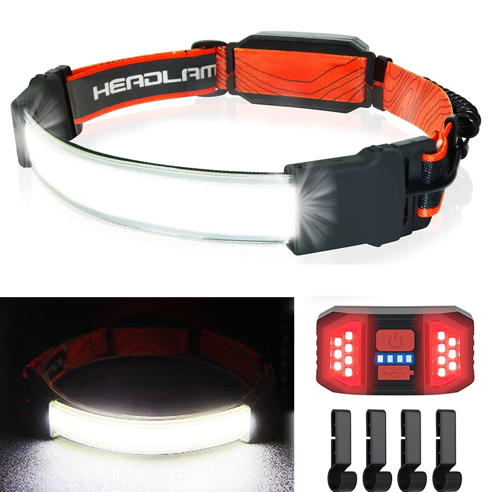 LED Headlamp Flashlight, IC ICLOVER 230° Wide Beam, 3 Lighting Modes ...